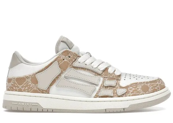 Amiri Skel Top Low Ma Quad Sneakers - Birch