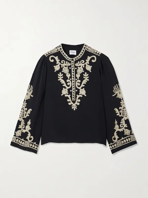 MARANT ETOILE Falonne Embroidered Blouse