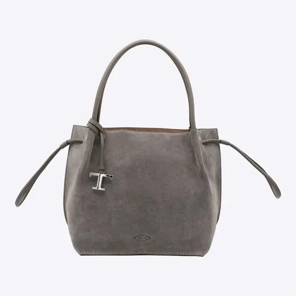 TOD'S Leather Totes - Grey