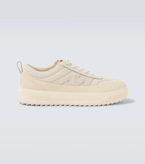 Moncler Monpulse Altive Leather-trimmed Sneakers - White