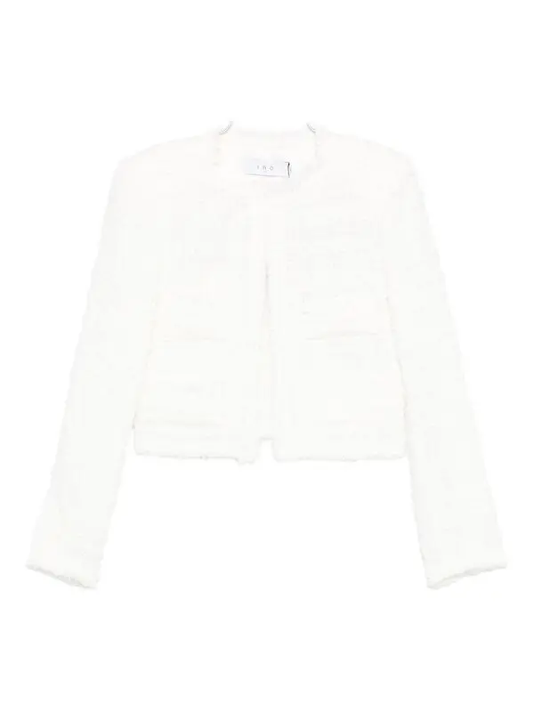 IRO PARIS Safira Cotton-blend Jacket - White