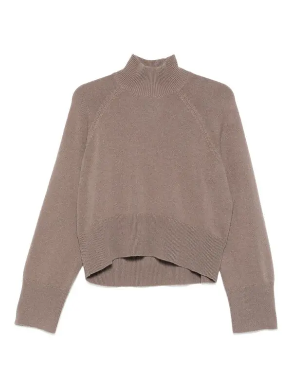 Brunello Cucinelli Wool Turtleneck Sweater - Dove Grey