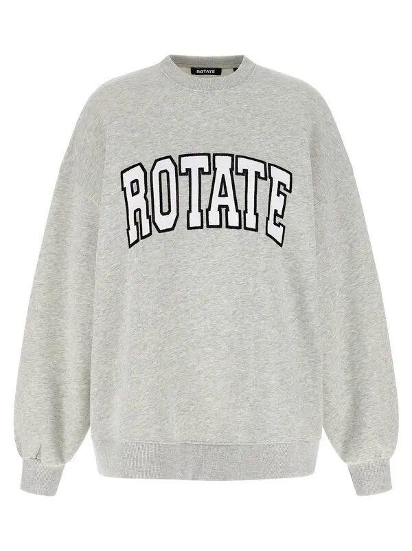 Remain Birger Christensen Cotton Fleece Sweatshirt - Gray