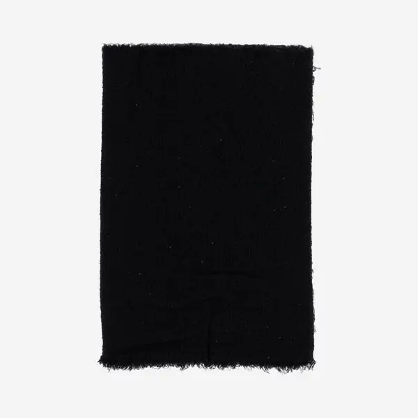 Faliero Sarti Altea Wool Blend Scarf With Sequins - Black