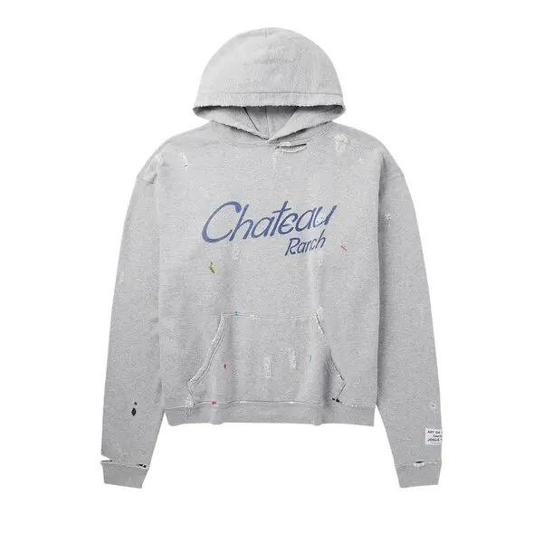 GALLERY DEPT. Distressed Chateau Ranch Hoodie - Grey