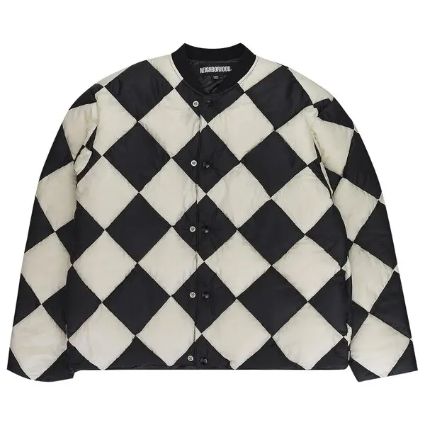 ジャケット・アウター NEIGHBORHOOD CHECKER DOWN JACKET 18AW M NEIGHBORHOOD CHECKER DOWN JACKET BLACK | TODAY CLOTHING