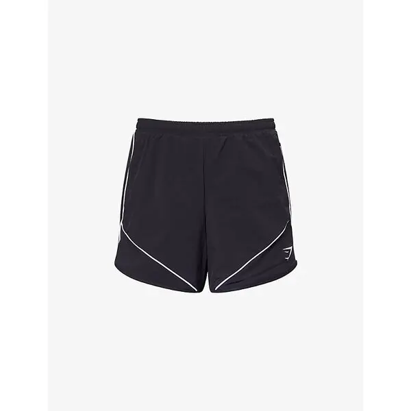 GYMSHARK Retro Embroidered-logo Stretch-nylon Shorts