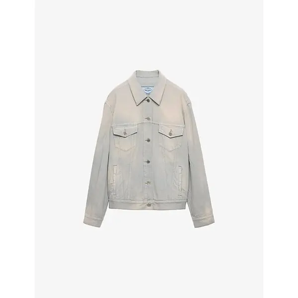 Prada Oversized Blouson Corduroy Jacket