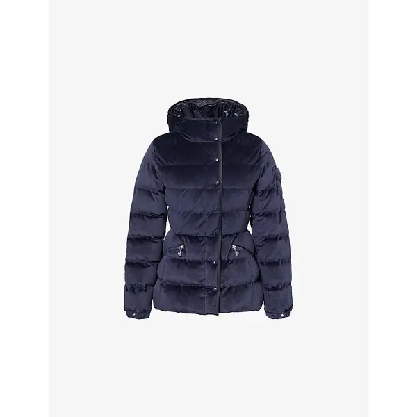 Moncler Barante Cinched-waist Woven-down Jacket