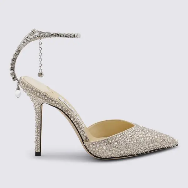 JIMMY CHOO Crystal Embellished Pumps