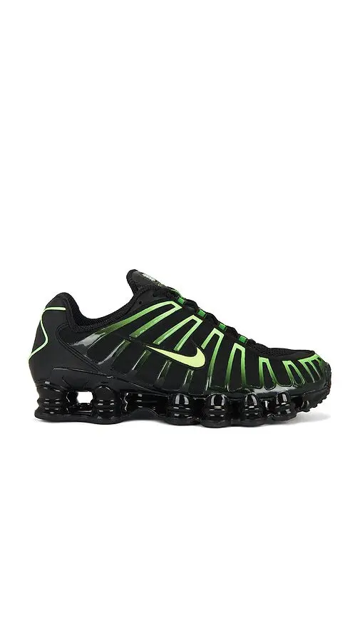 Nike Shox Tl Sneakers - Black & Green Strike