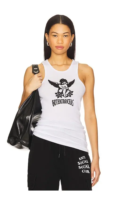 GOTHICMOCHAS Angel 2.0 Ribbed Tank