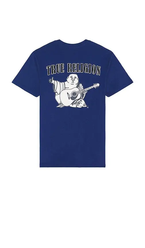 True Religion Buddha Tee In Blue