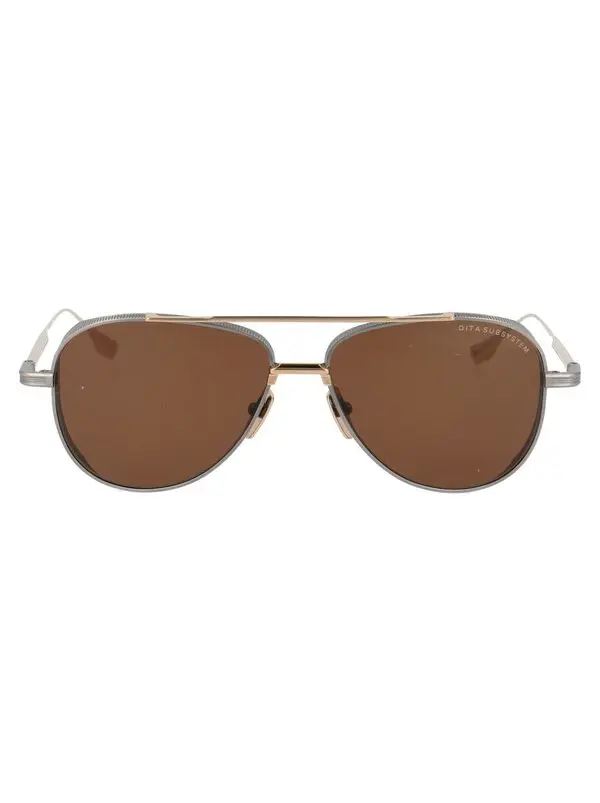 Dita Sunglasses - Antique Silver - White Gold