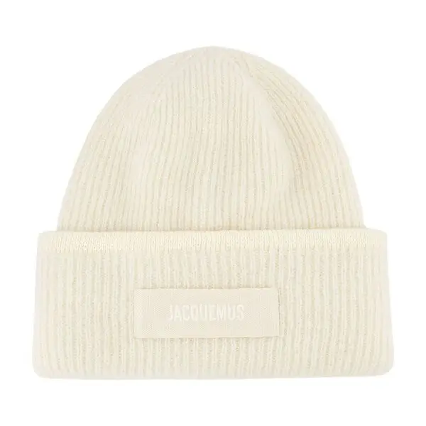 Jacquemus Le Bonnet Gros Grain - White