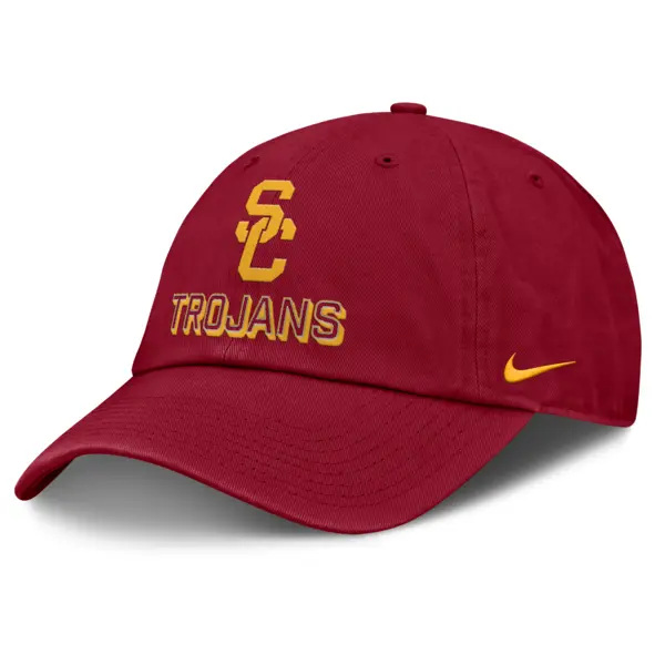 Nike Usc On-field Club Gameday Adjustable Cap - Red