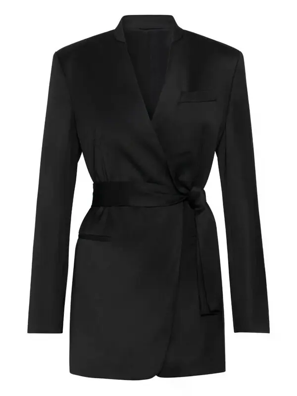 Brunello Cucinelli Belted Wrap Blazer