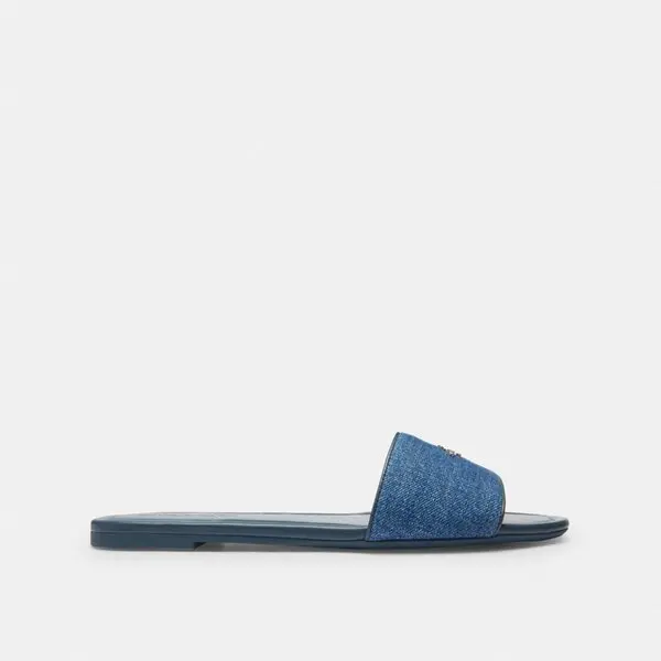 COACH® Signature Slide Sandal - Denim