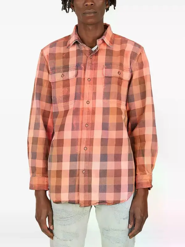 NOTSONORMAL Check-pattern Long-sleeve Shirt