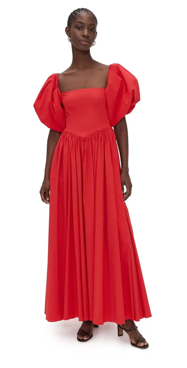 Caroline Constas Christina Gown - High Risk Red