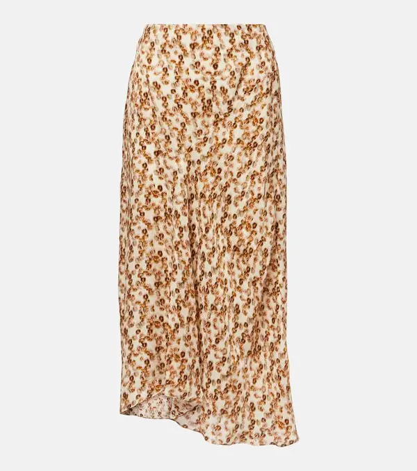 Isabel Marant Lisanne Printed Midi Skirt - Multicoloured