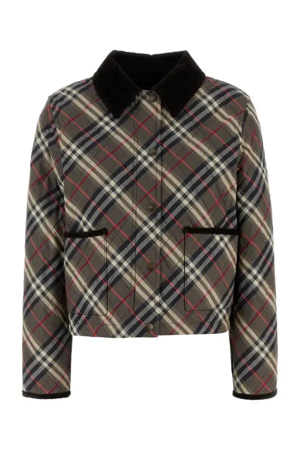 Burberry Embroidered Cotton Jacket