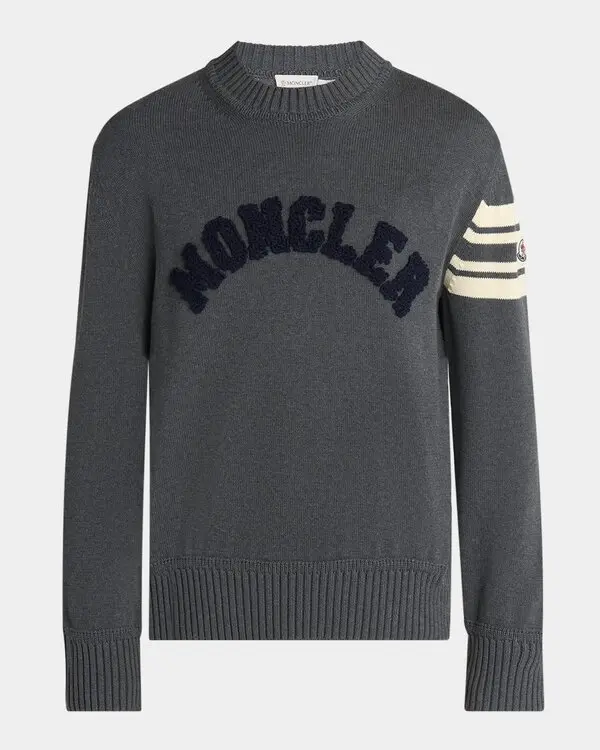 Moncler Knit Crewneck Sweater - Charcoal