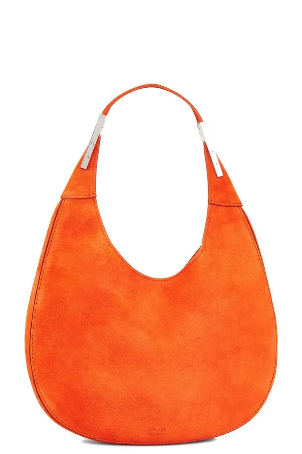 Savette Small Florence Hobo Bag - Tangerine