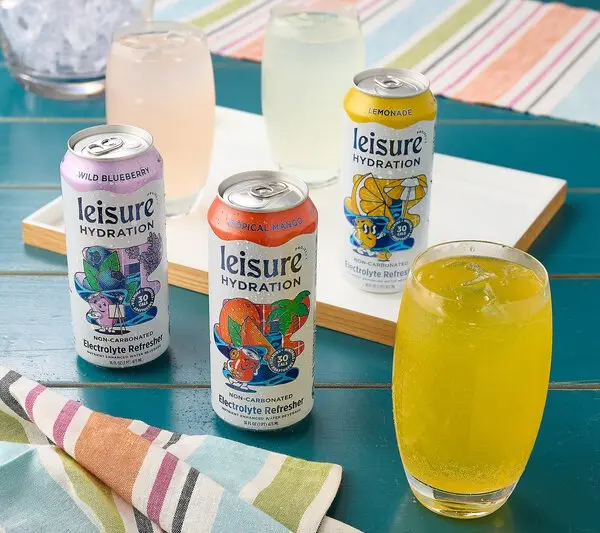 LEISURE HYDRATION 16oz Cans Electrolyte Refreshers