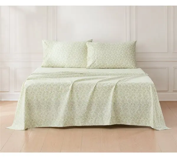 LUSH DECOR Floral Jacobean Cotton Sheet Set Sag E 4pc Set King