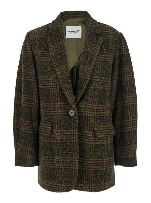 Isabel Marant Gesina Single-breasted Wool Jacket - Green