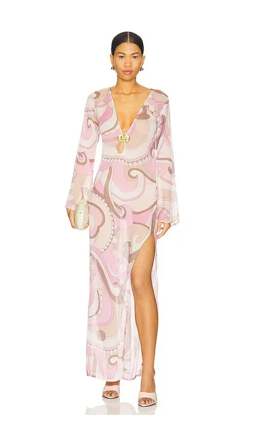 CIN CIN Hotline Orchid Maxi Dress - Antibes
