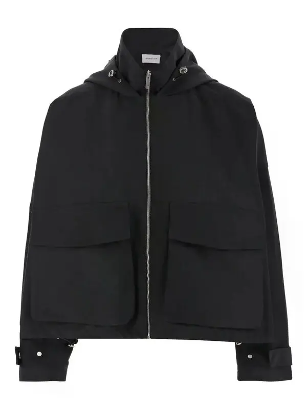 ARMARIUM High-collar Patch-pocket Jacket - Black