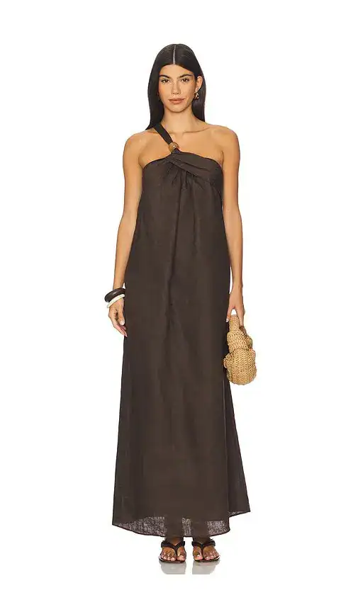 House Of Harlow 1960 Faustine Maxi Dress - Brown
