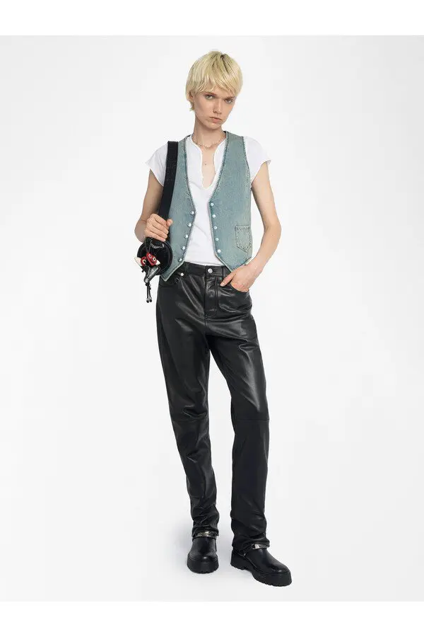 Zadig&Voltaire Gillier Denim Vest - Blue