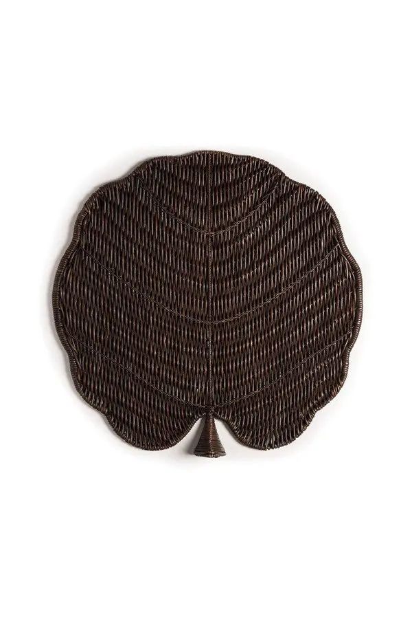 Natori Maranao Circle Leaf Tray
