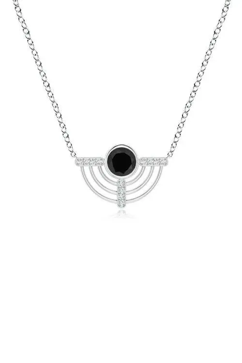 Natori Infinity 14k And Black Onyx Pendant Necklace