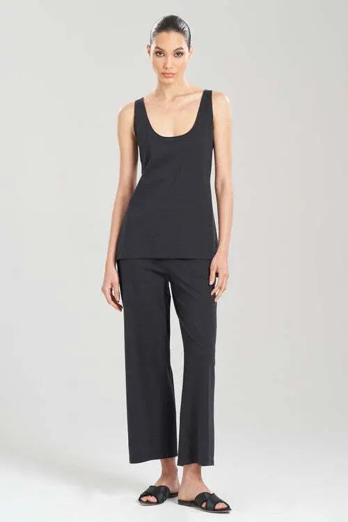 Natori Bliss Essentials Cotton Tank - Black