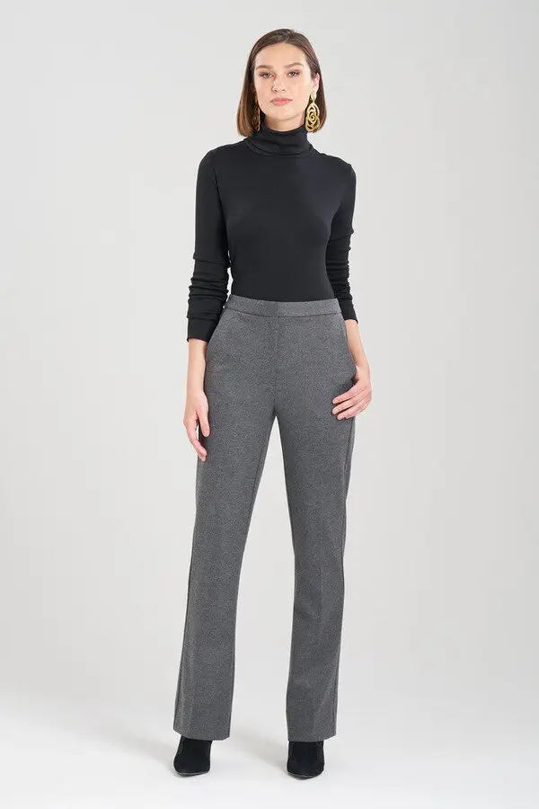 Natori Double Jersey Flare Pants