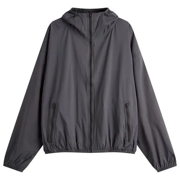 The North Face Redbox Packable Hooded Windbreaker - Obsidian