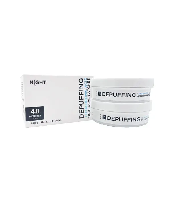 NIGHT Depuffing Hyaluronic Acid Undereye Patches 48-pack