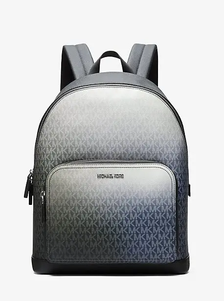 Michael Kors Cooper Ombré Signature Logo Backpack - Black