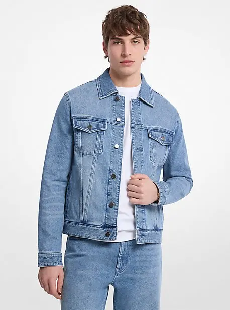 Michael Kors Denim Trucker Jacket - Blue