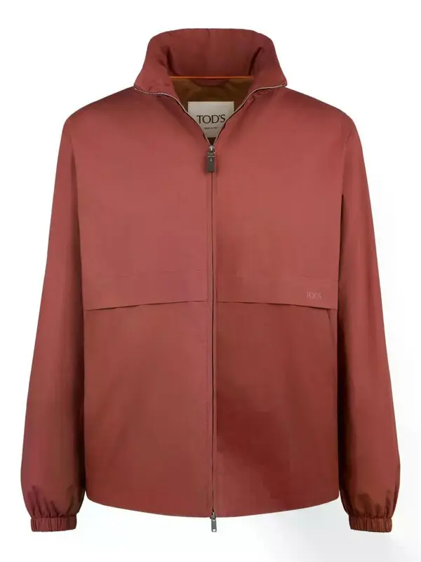 TOD'S Zip-front Cotton Jacket