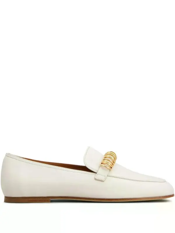 TOD'S Leather Loafers - White