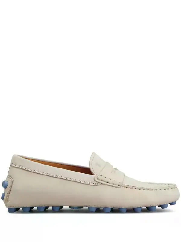 TOD'S Leather Loafers - White