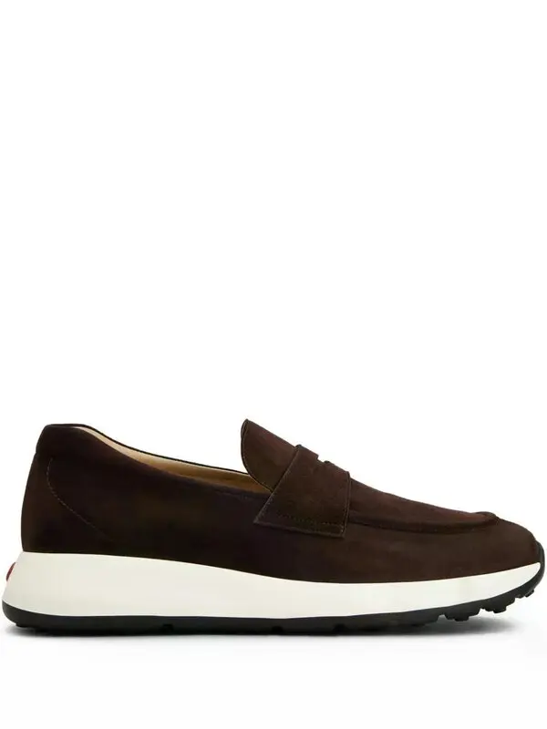 TOD'S Suede Loafers - Brown