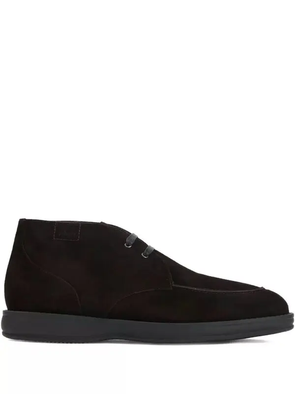 Brioni Suede Desert Boots - Brown