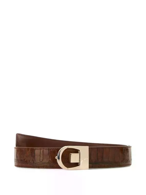 Saint Laurent Leather Reversible Belt
