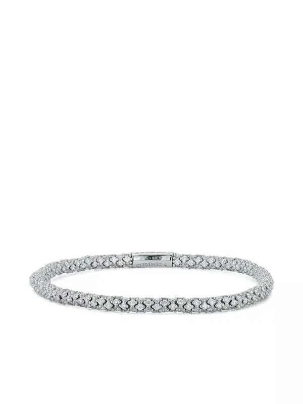 Roberto Demeglio 18k White Gold Diamond Bracelet - Silver